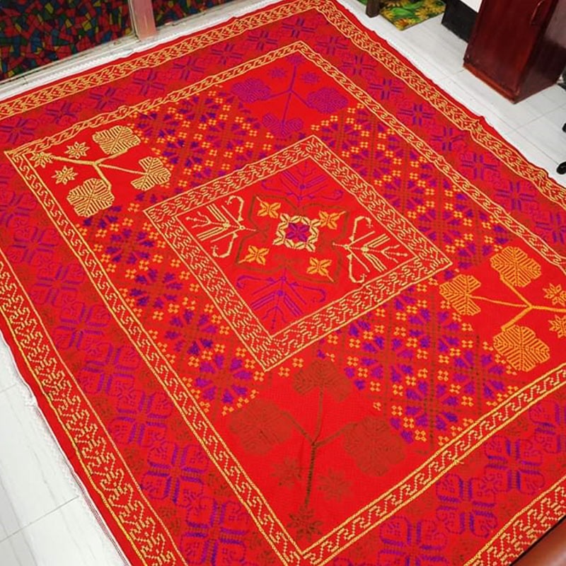 Hand Made Nakshi Katha - Multi Color : ShoppersBD