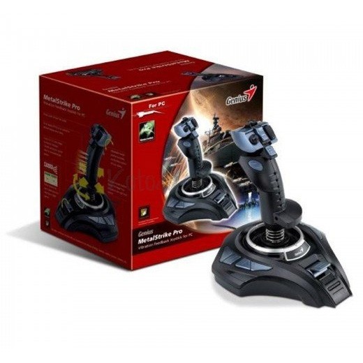 Genius Metal Strike Pro Joystick with Vibration, 13 Button : ShoppersBD