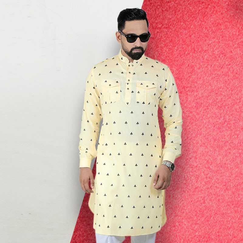 Simple Lifestyle Festive Collection Premium Kabli Panjabi SK729 - Kabli ...