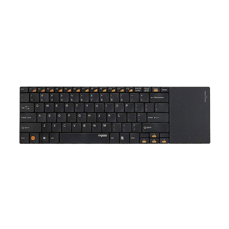 Rapoo E9180 Wireless Touchpad Keyboard Black : ShoppersBD