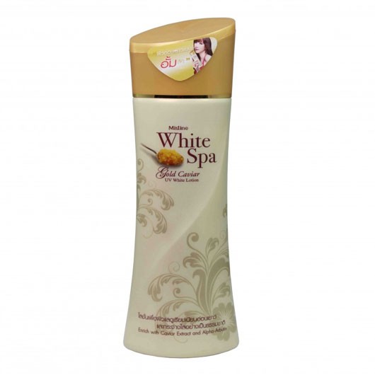 White Spa Body Lotion Gold Caviar UV Whitening - 200 ML : ShoppersBD
