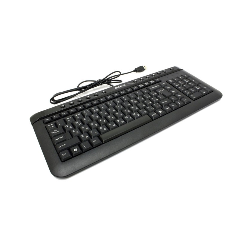 A4TECH KL-40 USB Ultra Slim Multimedia Keyboard Black : ShoppersBD