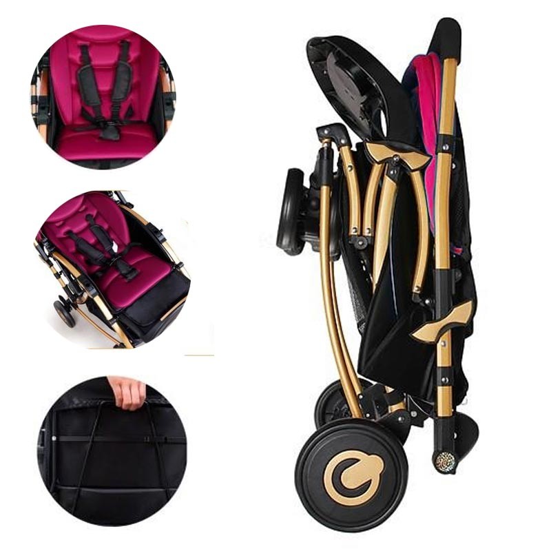 BAOBAOHAO C3 Two Way Baby Stroller Cum Rocker BBH115 - Purple - Baby ...