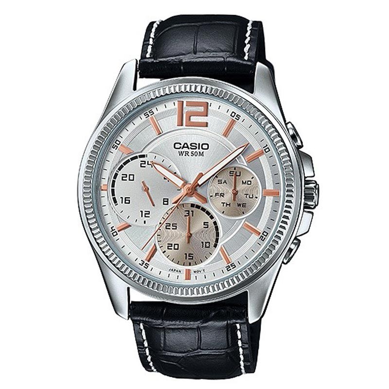 Casio Leather Belt Watch MTP E305L 7AVDF : ShoppersBD