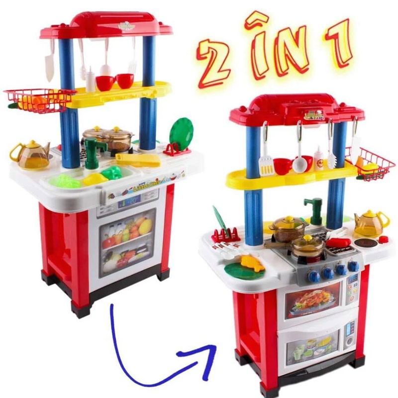 Happy Little Chef Deluxe Kids Kitchen Play Set : ShoppersBD