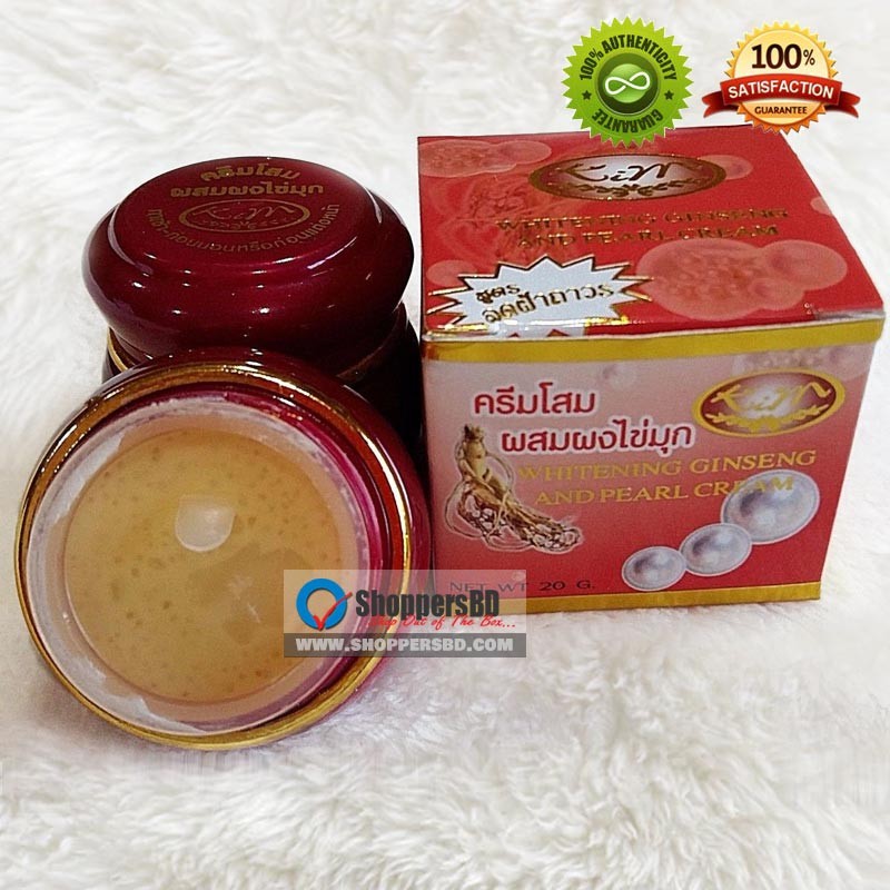 KIM Whitening Cream : Ginseng and Pearl Smoother : Thailand : ShoppersBD