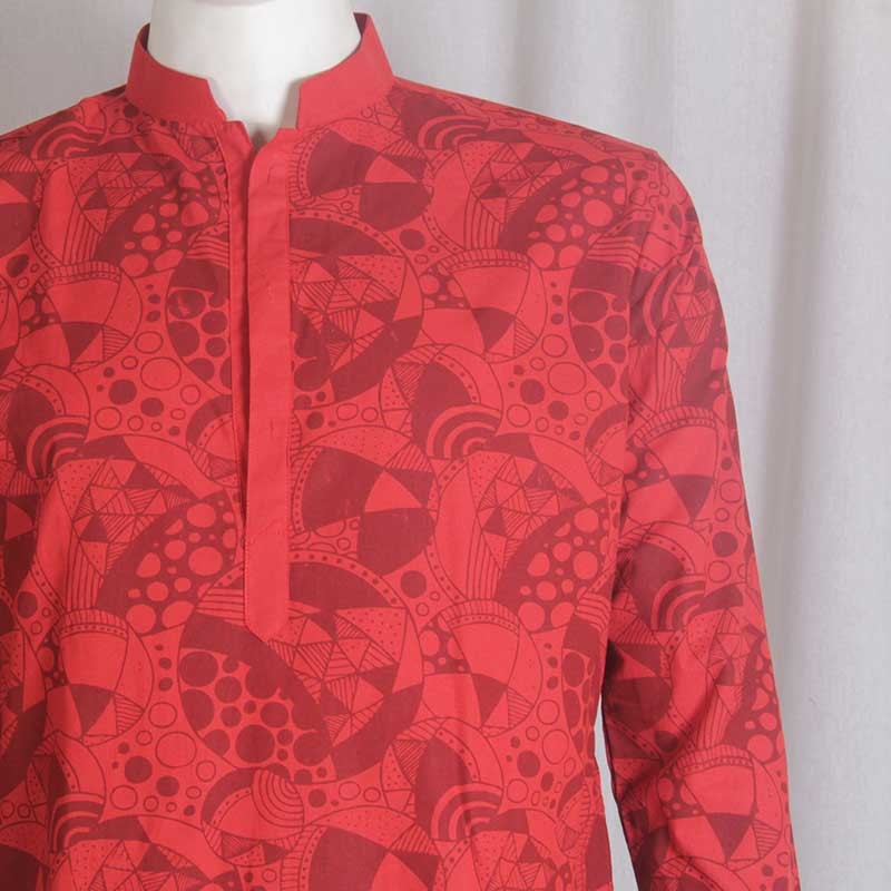 Exclusive Boishakhi Panjabi SB71 Red : ShoppersBD