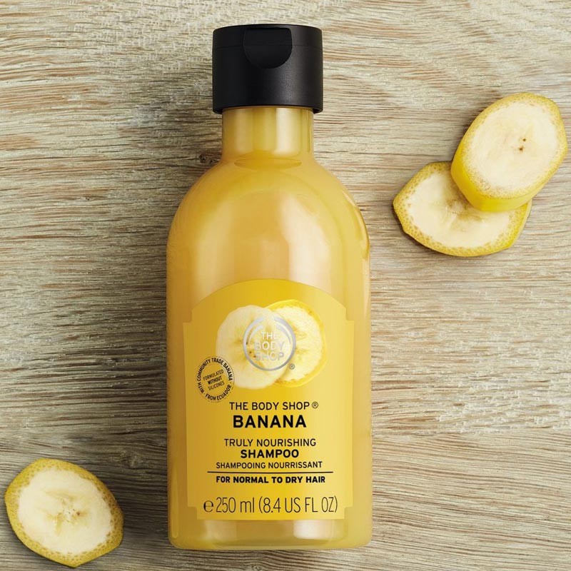 The Body Shop - Banana Truly Nourishing Shampoo 250ml : ShoppersBD