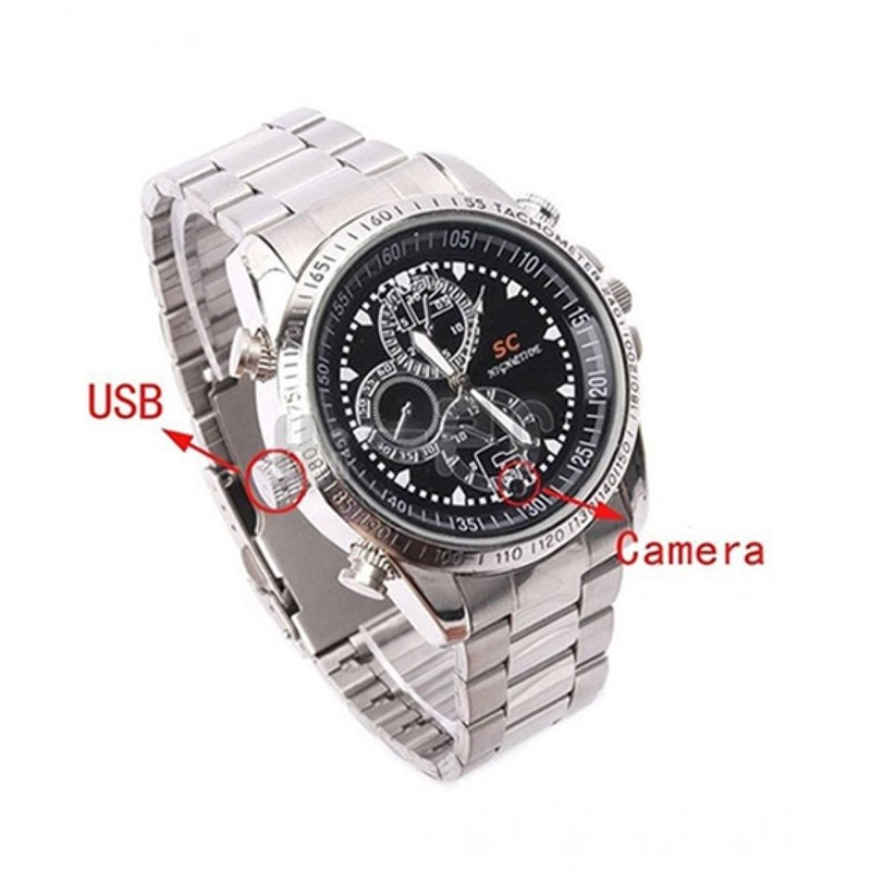 HD 1080P Hidden Spy Camera Watch With Built In 32GB Hidden Wrist Watch ...