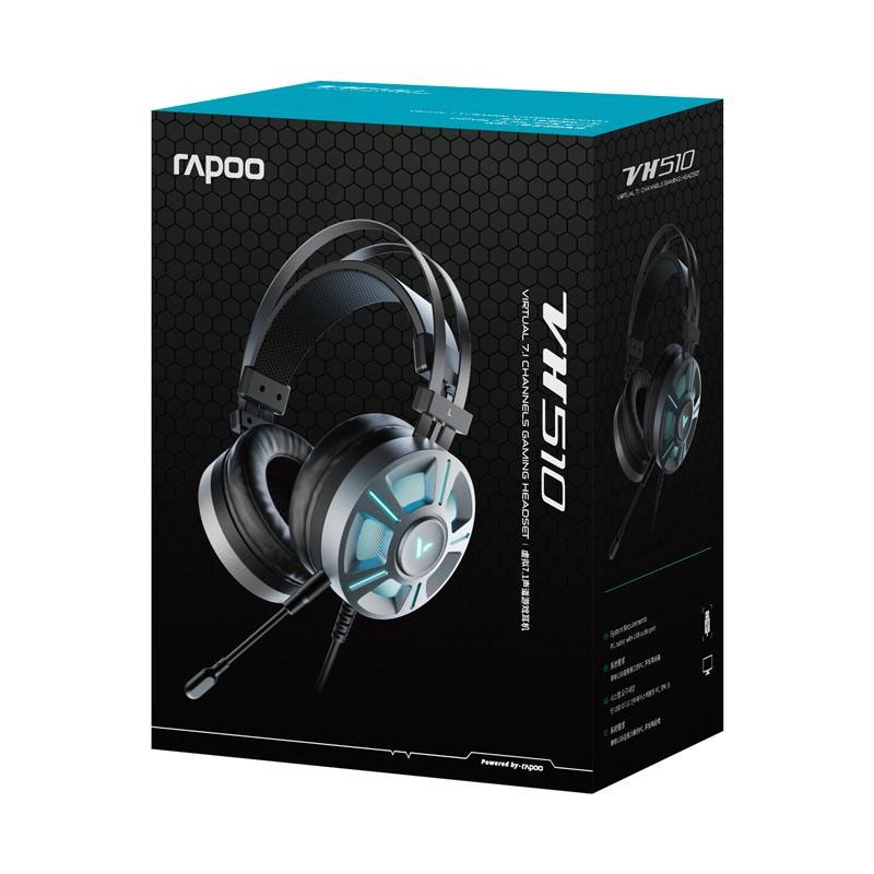 Rapoo VH510 7.1 Backlit Gaming Headset Black : ShoppersBD