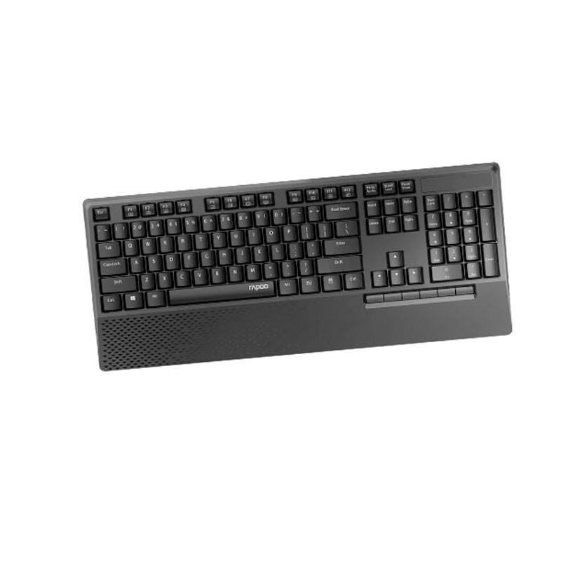 Rapoo X1960 Wireless Optical Mouse & Keyboard Black : ShoppersBD
