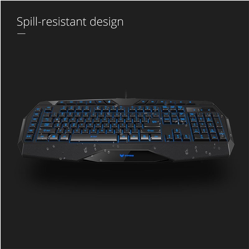 Rapoo V52 Backlit Gaming Keyboard Black : ShoppersBD