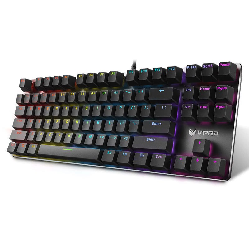 Rapoo V500 RGB Backlit Mechanical Gaming Keyboard Black : ShoppersBD